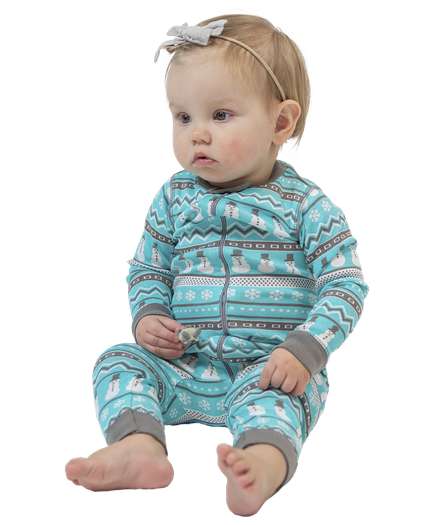 Nordic Snowman Pajama Set by LazyOne